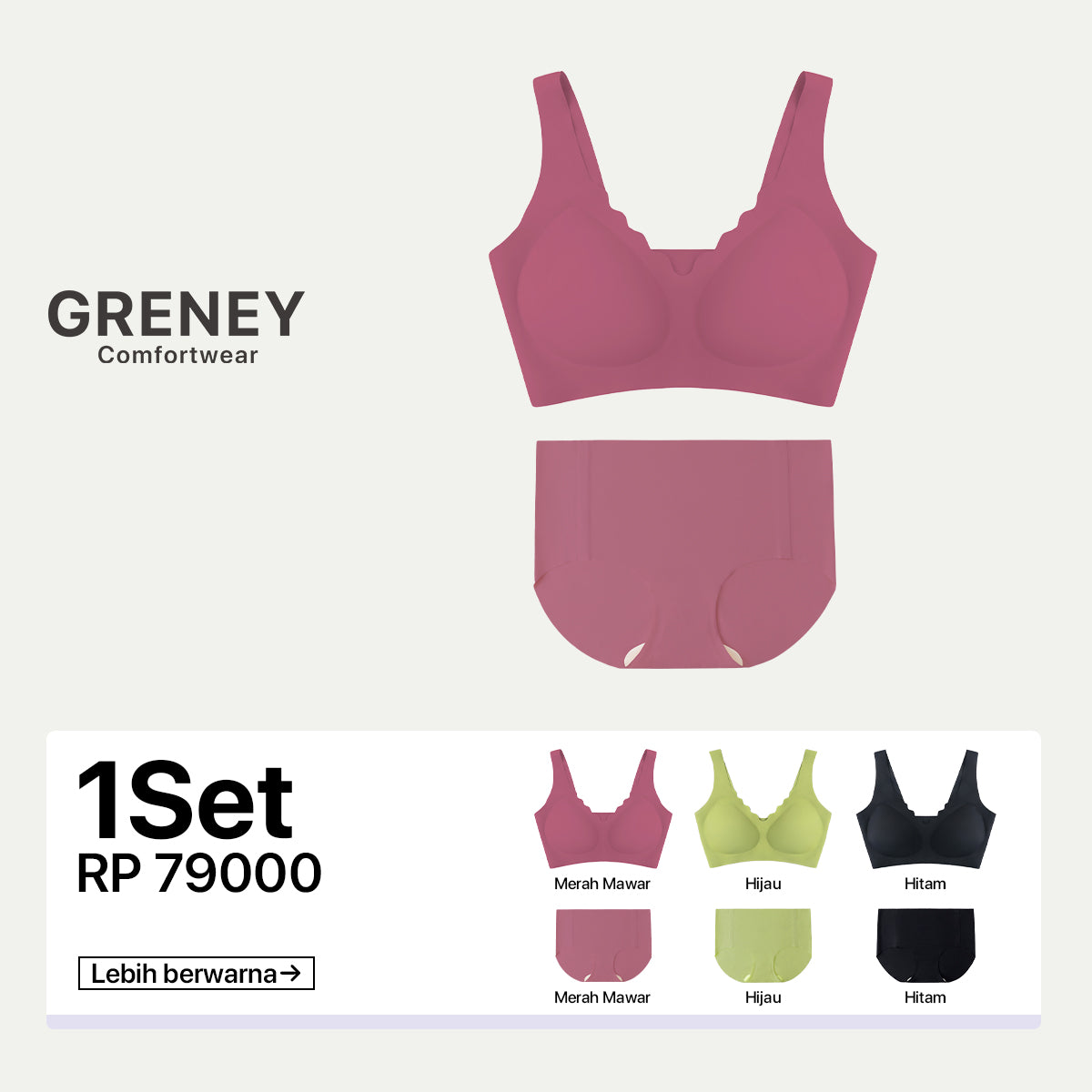 Bra One set Seamless – GRENEY